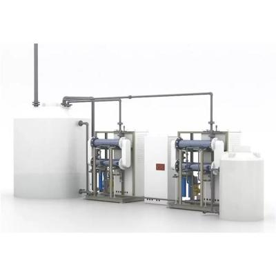 China Offshore Electrolytic Hypochlorite Generator Machine Seawater Salt Chlorinator System for sale