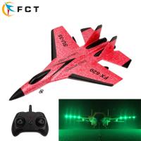 App-Controlled FX620 SU35 Fighter Plane EPP Foam RC Glider Aircraft with and LED