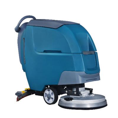 China T-300\Portable Small Manual Compact Automatic Walk Behind Floor Scrubber Drier Washing Machine For Office Warehouse zu verkaufen