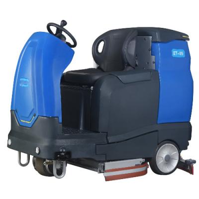 China ET-95\Ride On Auto Automatic Floor Scrubber Dryer Floor Scrubbing Washing Machine Industrial Commercial zu verkaufen