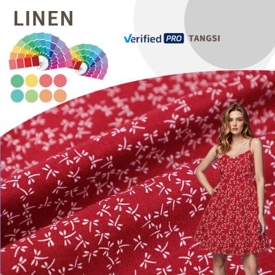China Chinese Factory Wholesale New Pattern Print Fabric Women's Clothing Factory Direct Sales 97%Cotton 3%SP for Womens Clothing for sale