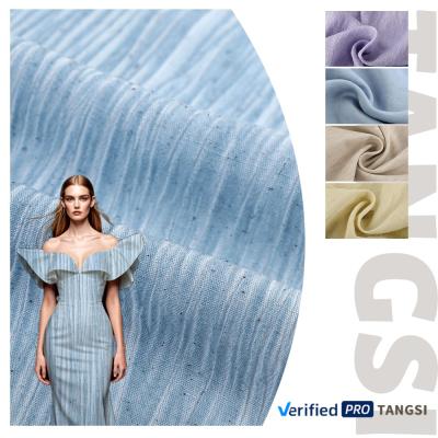 China Direct Factory Wholesale High Quality 100% Rayon Fabric Organic Beautiful Fashion Plain Dyed Weave for Garments Dresses Girls for sale