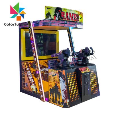 Cina Macchina da gioco sparatutto arcade a gettoni Simulazione realistica dello spingitore della moneta con pistola realistica in vendita