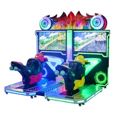 Cina Colorful Park 2 Player Arcade Simulatore di guida Moto Game Machine con schermo da 42 pollici in vendita