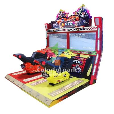 Cina Metal TT Moto Game Machine 2 giocatori Simulatore di guida arcade di lusso per Game Center in vendita