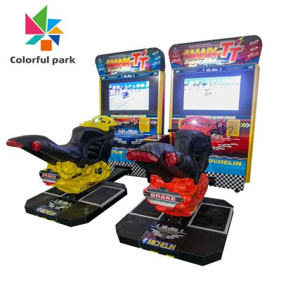 Cina Colorful Park 2 Player TT Arcade Driving Simulator Moto Game Machine con schermo da 42 pollici in vendita