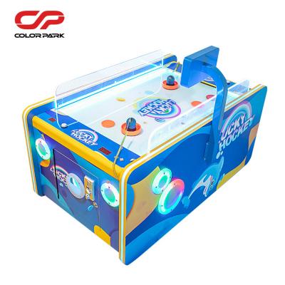 Cina Parco colorato Macchina per giochi da tavolo per bambini con moneta Hockey a aria azionato e spina UE in vendita