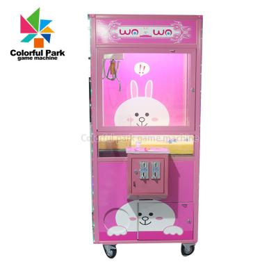 中国 WOWO かわいい小さな白いウサギ パターン 自動販売機 アーケード コイン操作の爪クレーン 販売のため