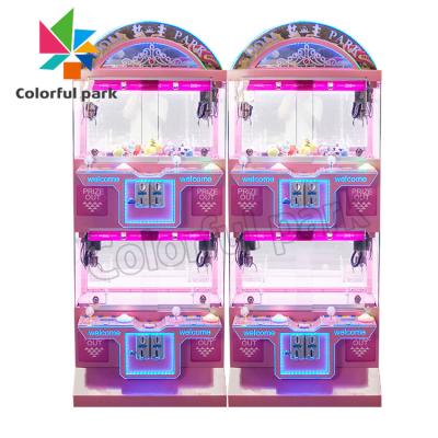 China Máquina de guindaste de garra vermelha de 4 pessoas para bonecas de moda no Colorful Park à venda