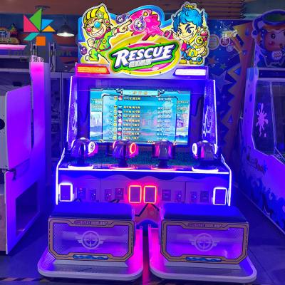 China 6000 M L*W*H Water schietspelmachine 4 spelers munt bediend water spel voor kinderen Te koop