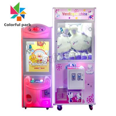 中国 色彩豊かな公園ゲームマシン パーソナライズ ピンク ヘロキティ クローマシン アーケード クレーンマシン 販売のため