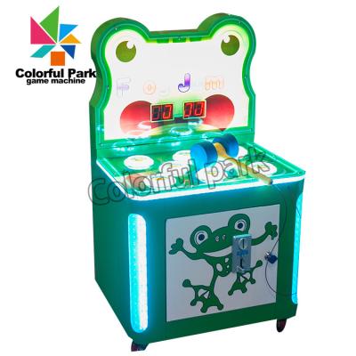 中国 中央のクレイジー・キッズを叩く 硬貨操作のリデンプション・フログ・ハンマー アーケードゲームマシン 販売のため