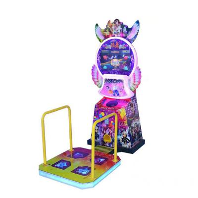 中国 ゲームルームまたはショッピングモールのためのミニアーケードダンスマシン 2 席 キッドコイン操作ゲーム 販売のため