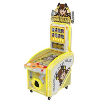 中国 CE証明書 スーパーパールズ 4D 室内 ミニ キッズ コイン 操作 マルブル ゲーム アークード カード付き マシン 販売のため