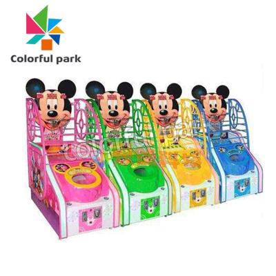 中国 カラフルな公園 ミニ 子供 プライム スポーツ ゲーム ミッキー バスケットボール マシン アーケード ゲーム マシン 販売のため