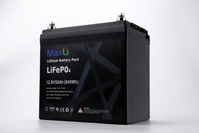 Cina Batteria al litio prismatica delle cellule 50Ah 12V della barca in vendita