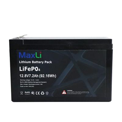 Cina Batterie profonde dello Li-ione della batteria dei veicoli LiFePO4 del ciclo 12.8V 7.2Ah 92.16Wh in vendita