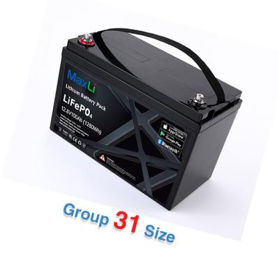 Cina Batteria al litio IP65 LiFePO4 Marine Battery di Bluetooth 100Ah 12V in vendita