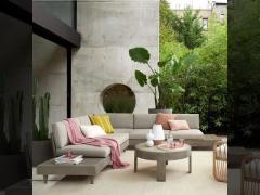 Modern Outdoor Furniture Set - Aluminum & PE Rattan - Low Maintenance
