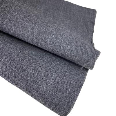 Cina Camicia a strisce Twill OEM tessuto uniforme personalizzato in poliestere colorato semplice Rayon T / R Suiting in vendita