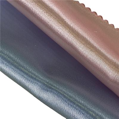 China 75D/36F Blackout Sustentável RPET Satin Fabric GRS Certificado para roupas de cobertor de bebê à venda