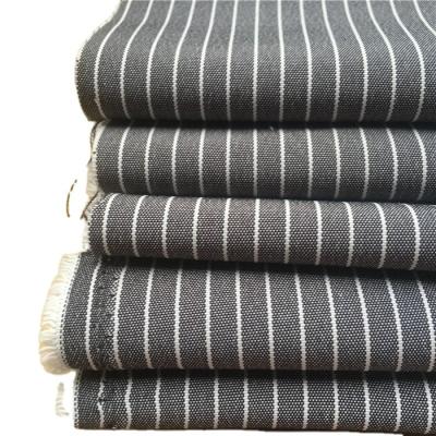 China 300D*300D Cation Polyester Geweven Plain 7MM Strip Suiting Stof Linnen Stof voor Mode Te koop