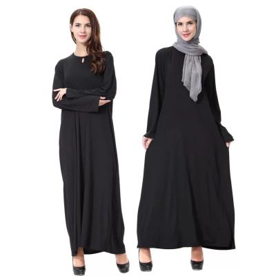 Китай TWILL стиль 68 дюймов Джет черный Хороший цвет Прочность полиэстерная ткань Для Дубая Абая продается
