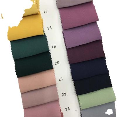 China 150-200GSM High Twisted 80D SPH Satin Crepe Anti Bacteriële Zijde Chiffon Dress Stof Te koop