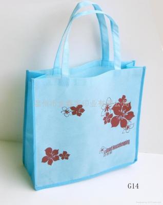 China Sacos de compras não tecidos azuis do costume com logotipo para a mercearia à venda