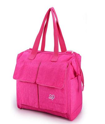 Cina Borsa di totalizzatore di nylon rosa della spalla di acquisto con il trasporto facile della tasca anteriore due in vendita