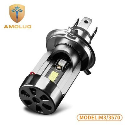 중국 M3-3570 H4 오토바이용 LED 헤드라이트 2800 루멘 2륜차 LED 헤드램프 30mm 직경 판매용