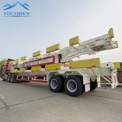 China 45tons 60tons Terminal Semi-Trailer for 40ft 45ft Containers 40ft Container Capacity for sale