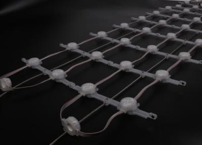 China Outdoor Decoration IP67 Transparent Advertising LED Screen P143 Flexible Point Light PC Material Led Mesh Screen for sale