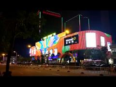 Transparent LED Mesh Screen Outdoor LED Point Light Display IP67 12V