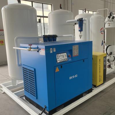 中国 スキッド搭載の3200kgの生産能力と迅速な配達時間を持つ窒素発電所 販売のため