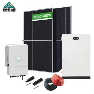 China Vorverkaufsprojektentwurf Solarenergiesystem für Zuhause mit All-in-One-Hybridcontroller MPPT zu verkaufen