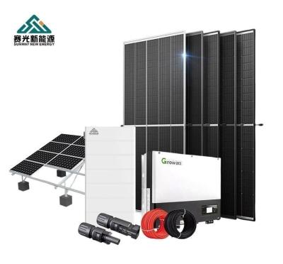 China Vorverkaufsprojektentwurf Solarenergiesystem für Zuhause mit All-in-One-Hybridcontroller MPPT zu verkaufen