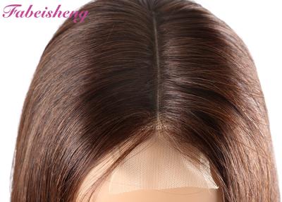 Chine 150% 180% Densité Bob Perruques Longueur 10 pouces-14 pouces Couleur brune avec style Bob à vendre
