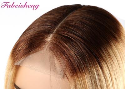 Chine Bob coiffures perruque 2X6 dentelle Kim K Bob coiffures perruque pour les femmes noires couleur 27# à vendre
