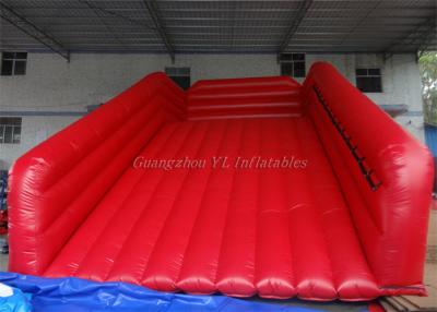 Cina Colore rosso dell'iarda dei giocattoli degli adulti dell'essere umano di Zorb della palla dello scorrevole gonfiabile divertente della rampa in vendita