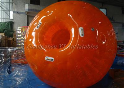 Cina Palla gonfiabile arancio piena di Zorb che rotola i vestiti umano 3.0m x 2.0m della palla della bolla in vendita
