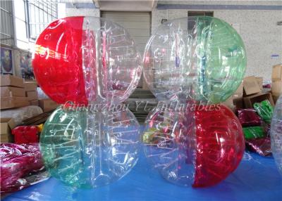 中国 半色 1.55m 0.8mm ポリ塩化ビニールの大人の泡球の膨脹可能なサッカーの泡 販売のため