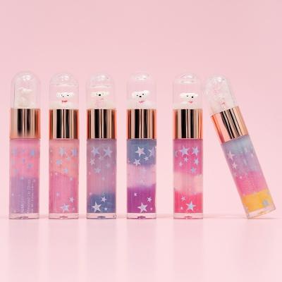 Cina 5.8ml profumo fruttato stratificato per bambini lucente per labbra essenza lucente lucente per labbra in vendita