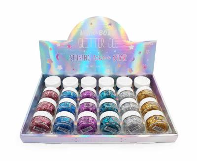 Cina Personalizzazione Look luccicante Glitter Gel per il corpo Glitter per il viso 20ml in vendita
