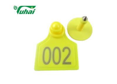 China Snag Proof Sheep Ear Tags , Easy Cleaning Durable Custom Ear Tags For Cows for sale