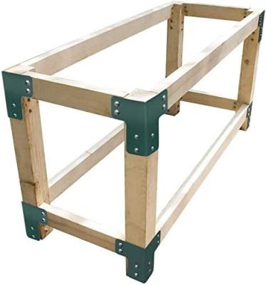 Cina Acciaio galvanizzato verde piattaforma elevata brackets banco di lavoro brackets angolo destro in vendita