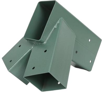 Cina Swing set a telaio verde robusto, supporto per 2 gambe 4x4 1 traccia 4x6 - hardware incluso in vendita