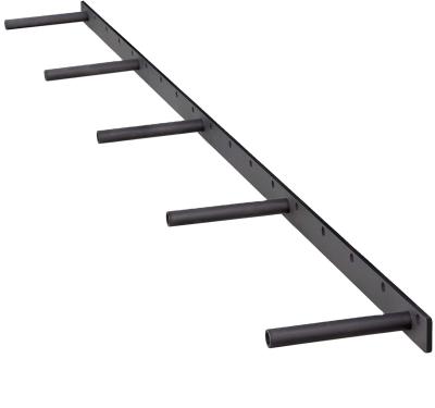 Cina ISO9001 Rohs CE Parts Stamping Black Metal Shelf Bracket Long Hidden Floating Bracket in vendita