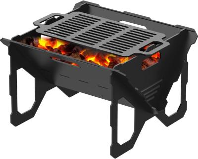 中国 20インチ 屋外 ポータブル 壁炉 BBQ トレイ 引換可能 薪火 壁炉 ストーブ 壁炉 販売のため