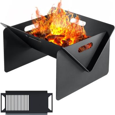 中国 BBQ トレイ付きの屋外ポータブル炉 18インチ火穴 BBQグリルストーブ 販売のため
